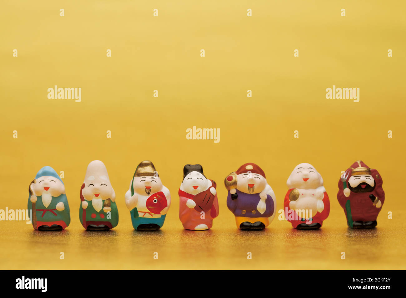 Seven Lucky Gods Stock Photo - Alamy