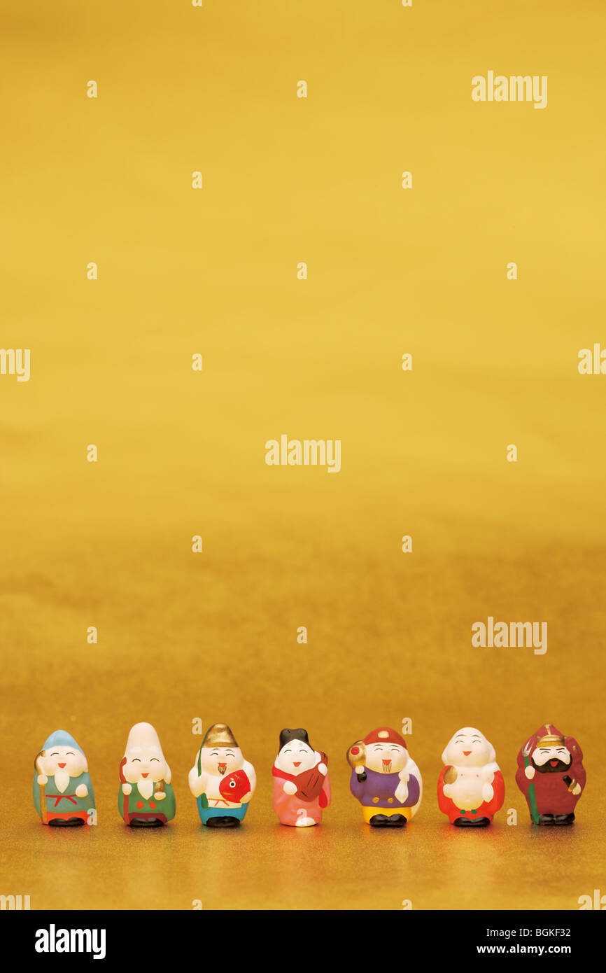 Seven Lucky Gods Stock Photo - Alamy