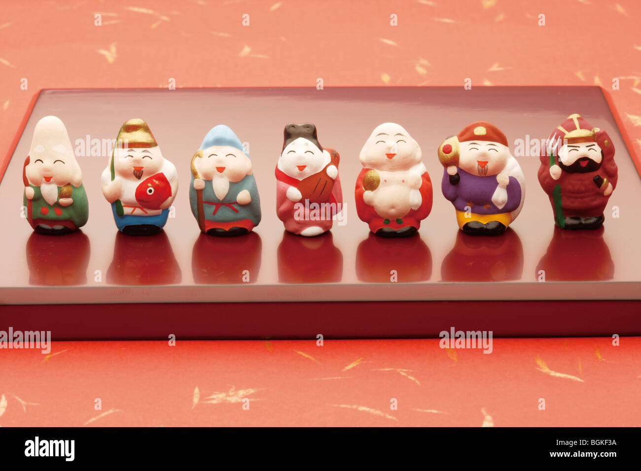 Seven Lucky Gods Stock Photo - Alamy