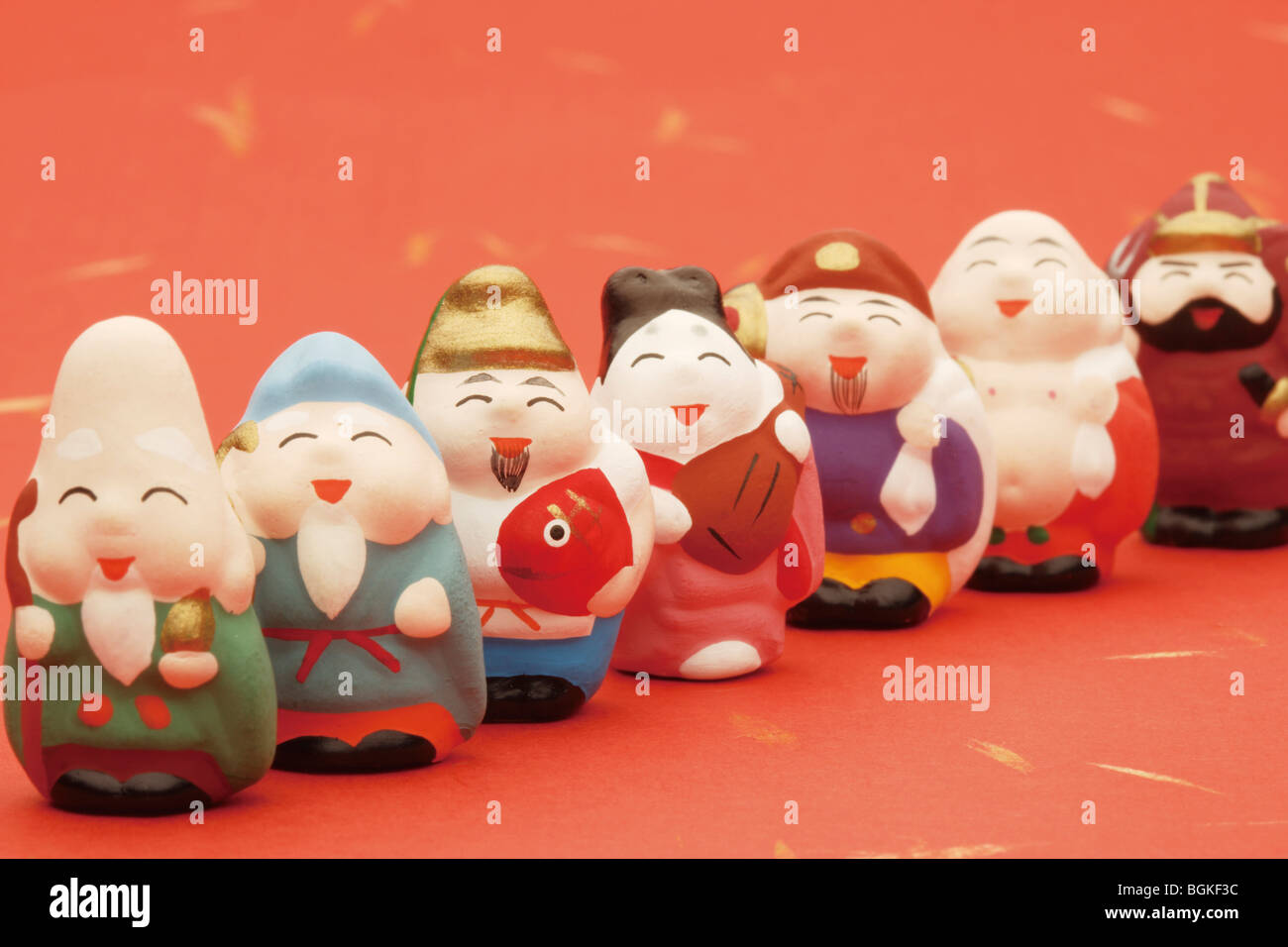 Seven Lucky Gods Stock Photo - Alamy