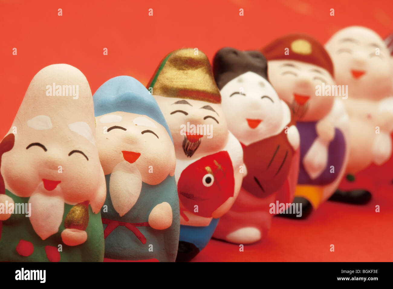 Seven Lucky Gods Stock Photo - Alamy