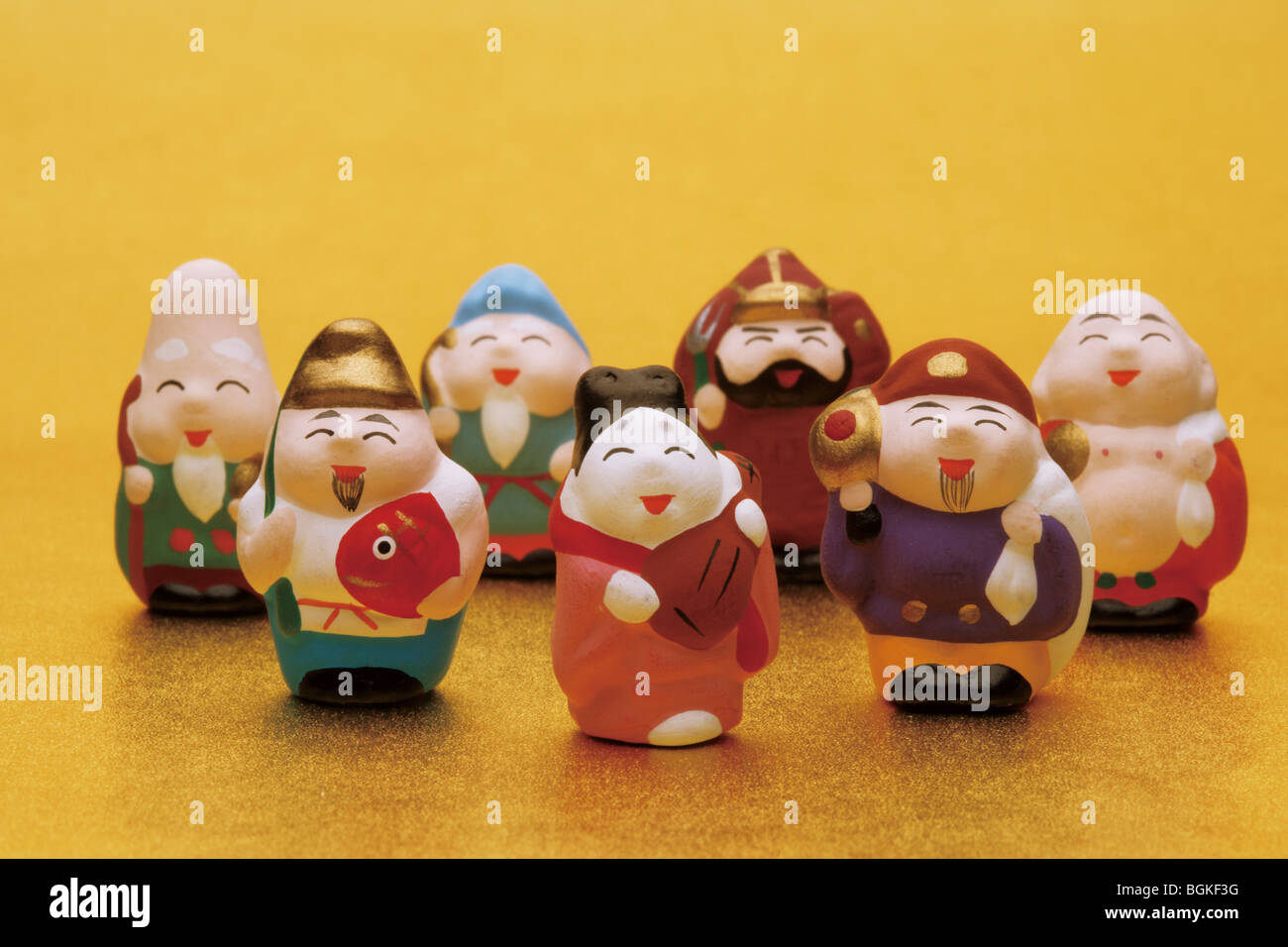 Seven Lucky Gods Stock Photo - Alamy