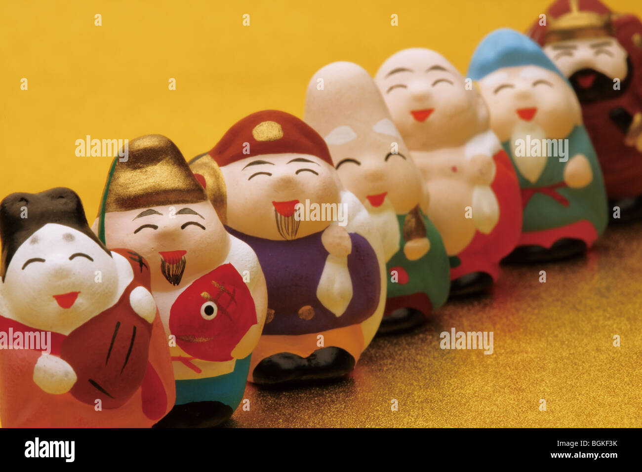 Seven Lucky Gods Stock Photo - Alamy