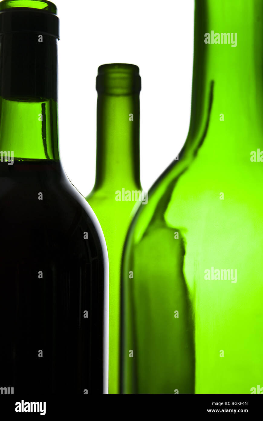 bottles of wine Stock Photo - Alamy