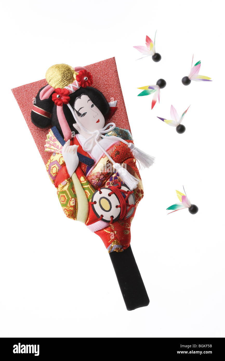 Battledore japanese shuttlecock Cut Out Stock Images & Pictures - Alamy