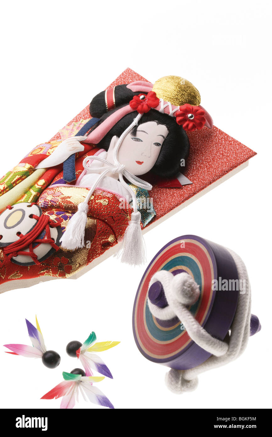 Battledore Japanese Shuttlecock High Resolution Stock Photography and ...