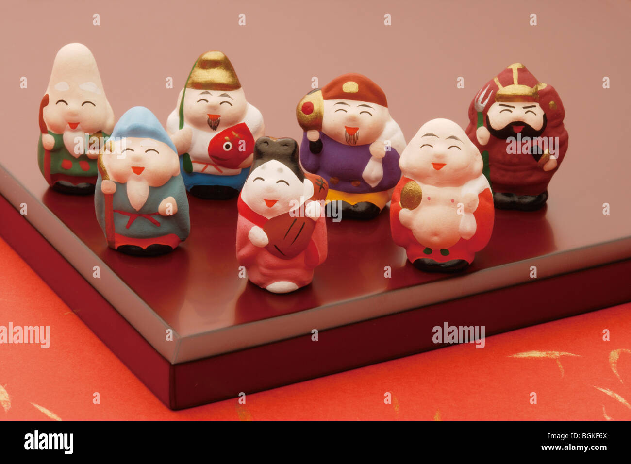 Seven Lucky Gods Stock Photo - Alamy