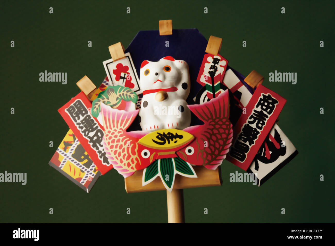 Japanese New Years lucky rake Stock Photo - Alamy