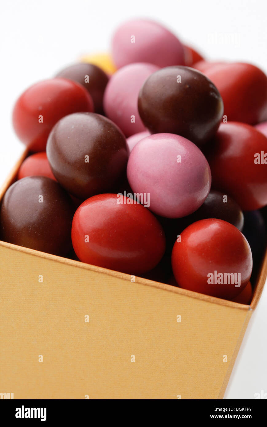 Candies chocolates in box hi-res stock photography and images - Alamy