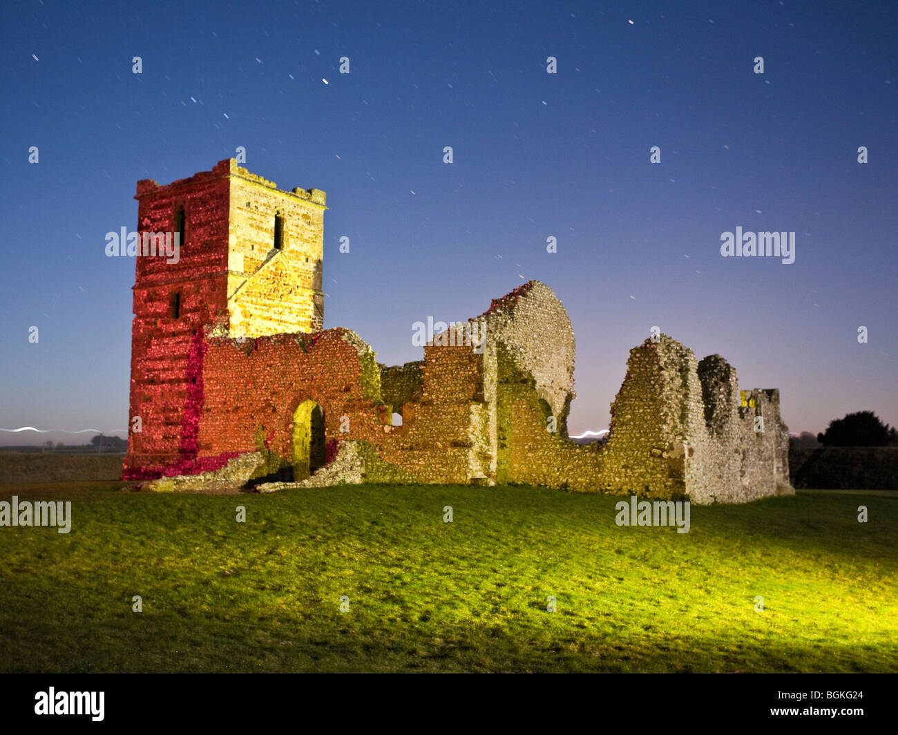 Ruined church painting hi-res stock photography and images - Alamy