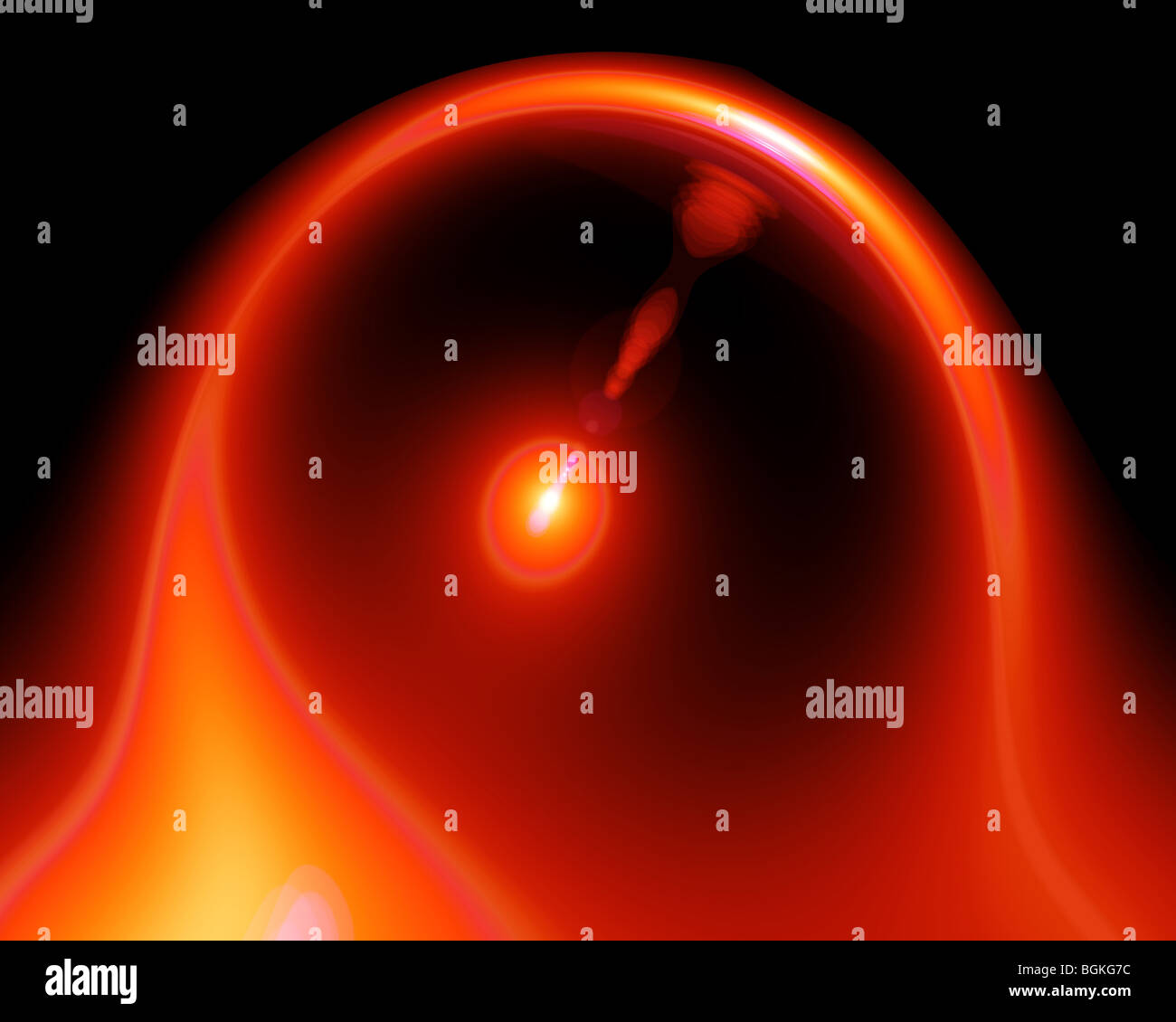 Red light computer graphic black background Stock Photo - Alamy