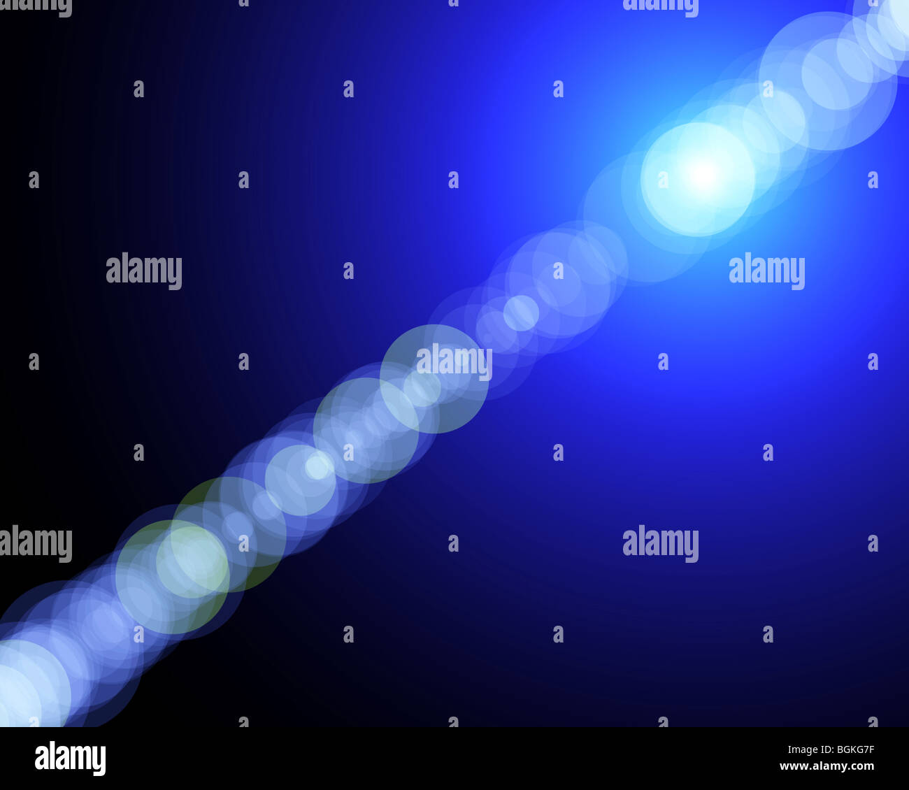 Blue light beam computer graphic blue background defocused Stock Photo ...