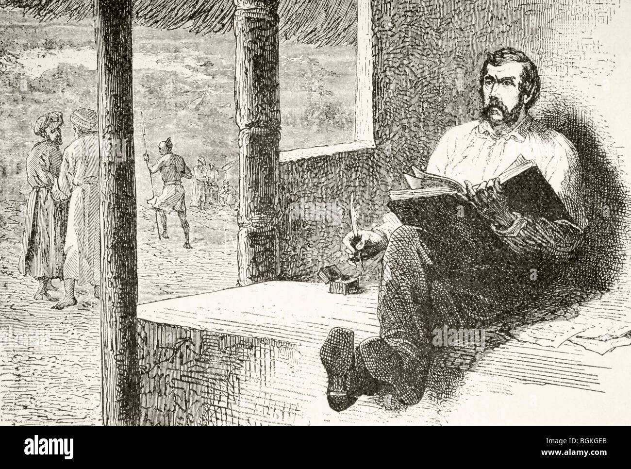 David Livingstone, 1813 to 1873. Scottish missionary and explorer ...