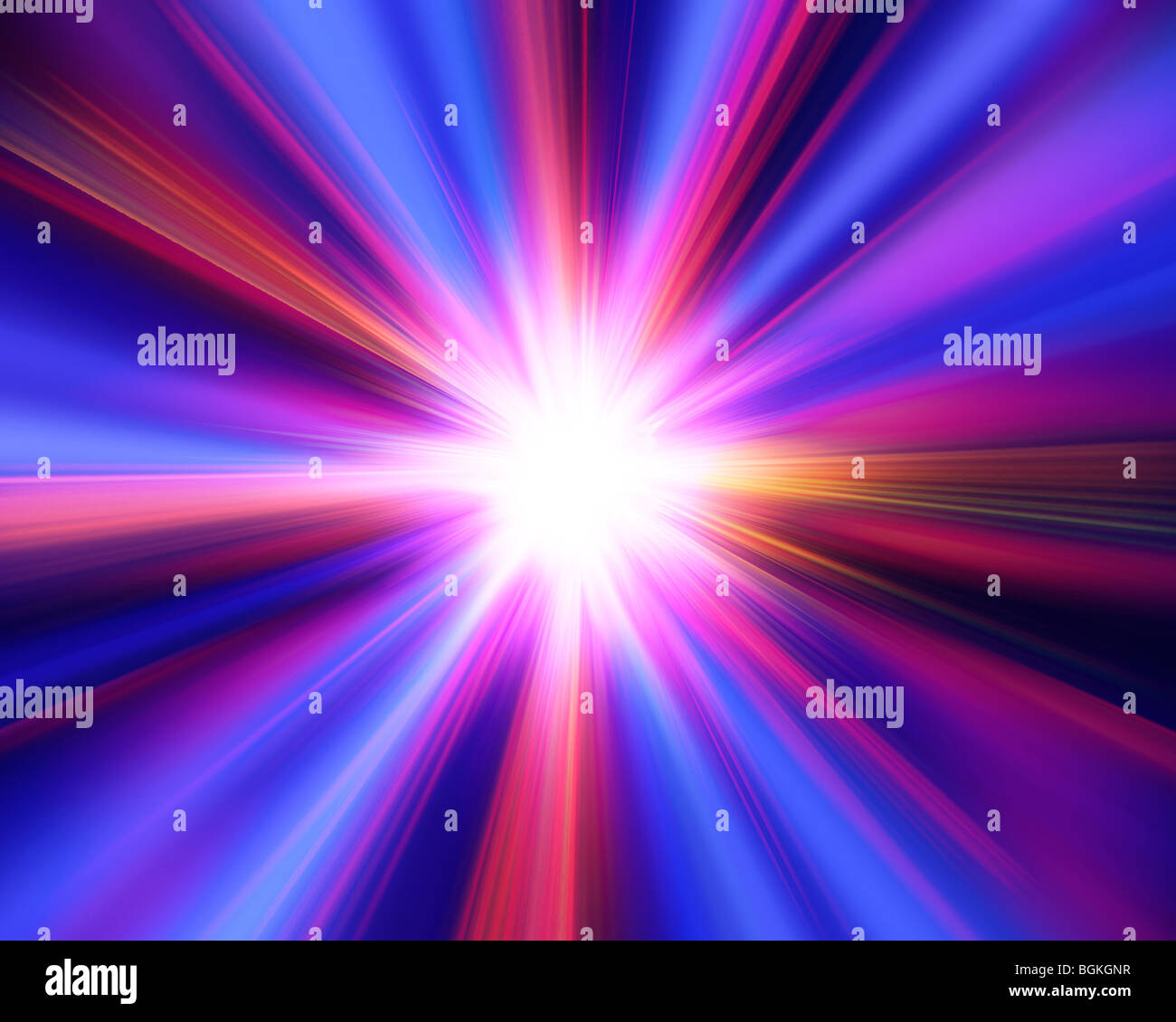 Flash of light computer graphic Stock Photo - Alamy