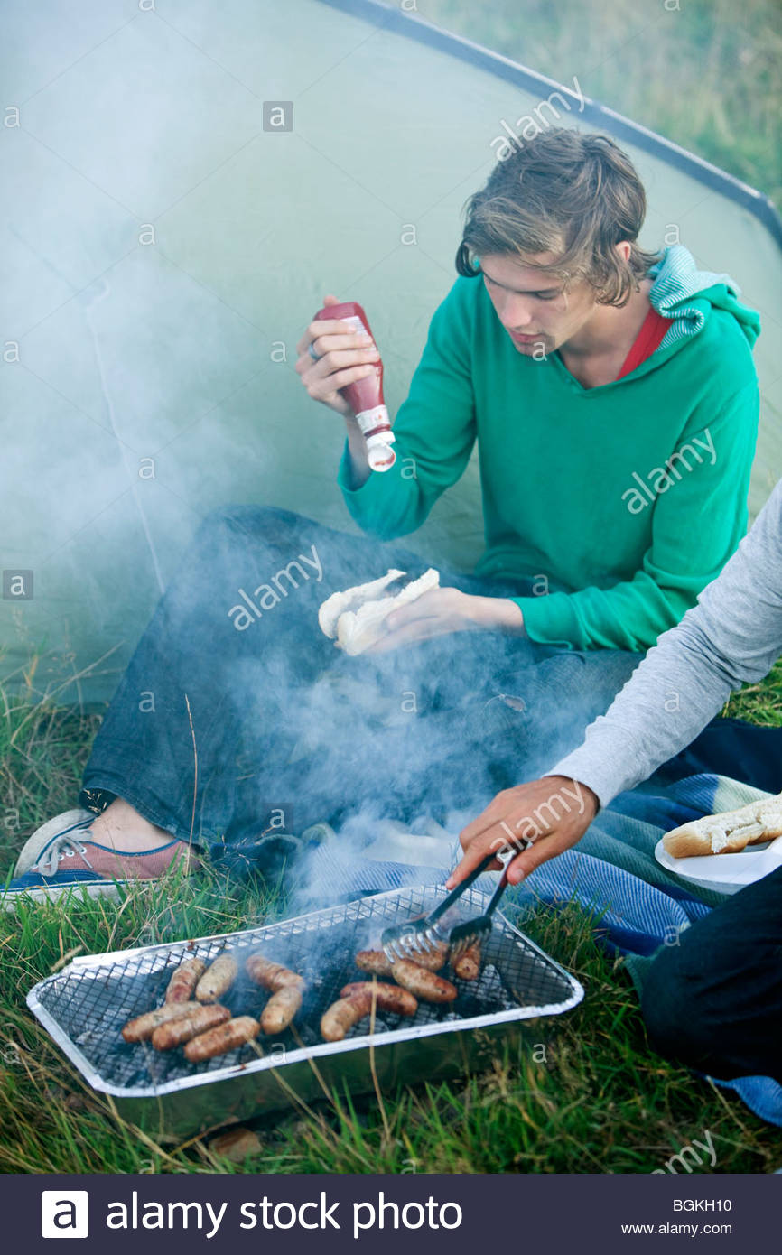 Men Cooking Bbq Not Woman Stock Photos & Men Cooking Bbq Not Woman ...