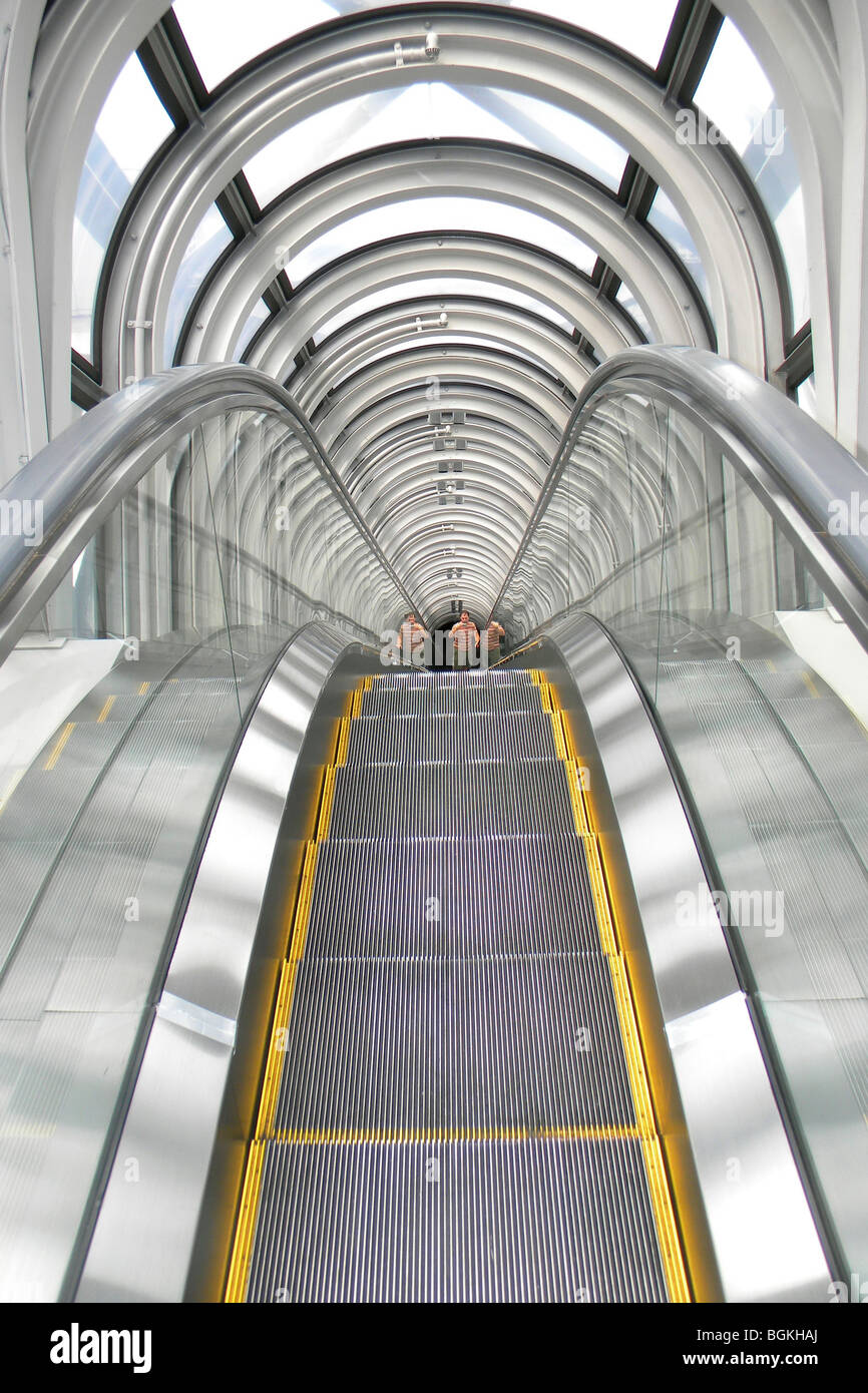 Moving stair case, Osaka, Japan Stock Photo - Alamy