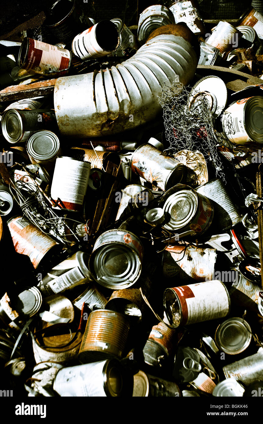 metal scrap garbage Stock Photo - Alamy
