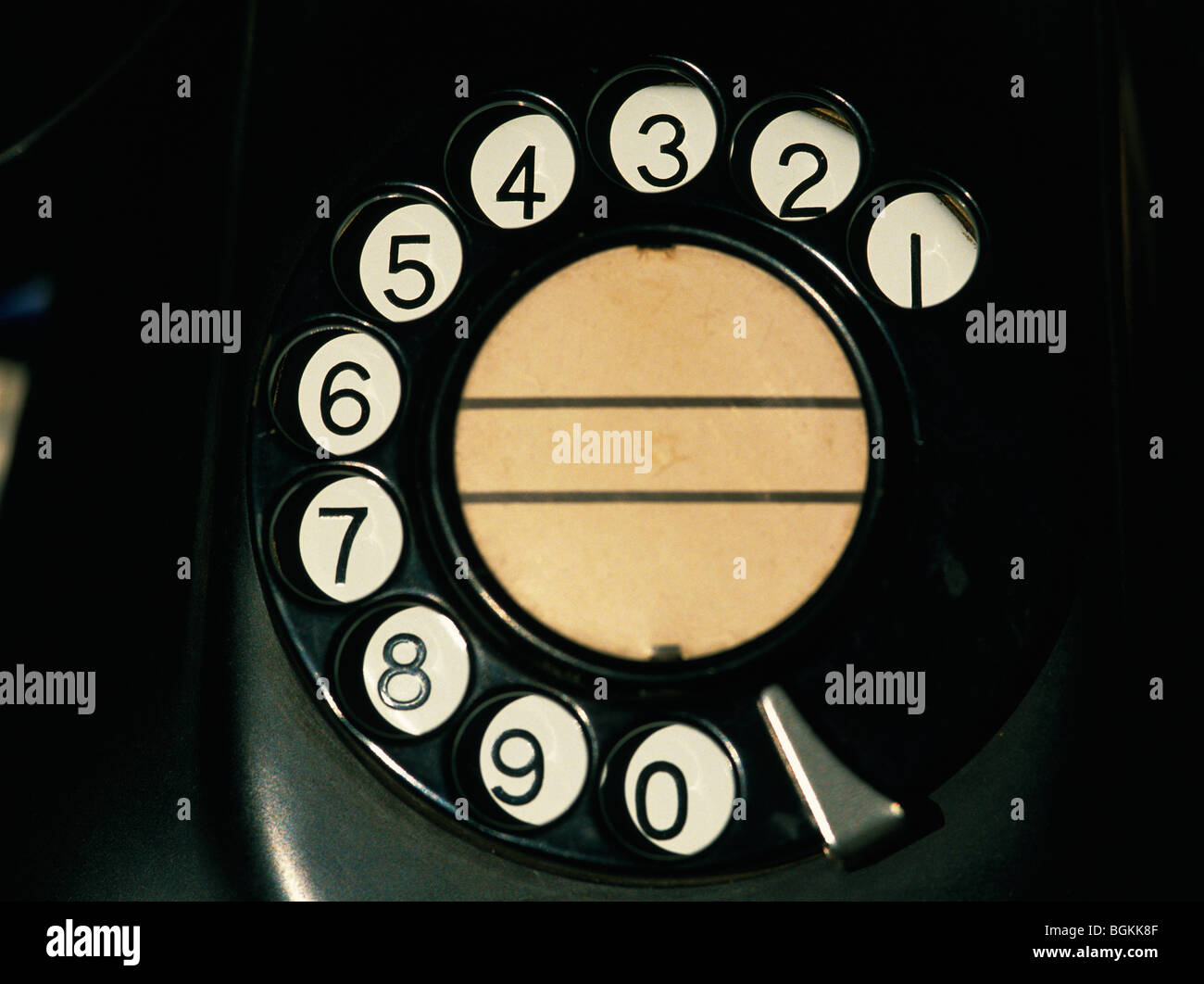 Rotary phone dial Stock Photo - Alamy