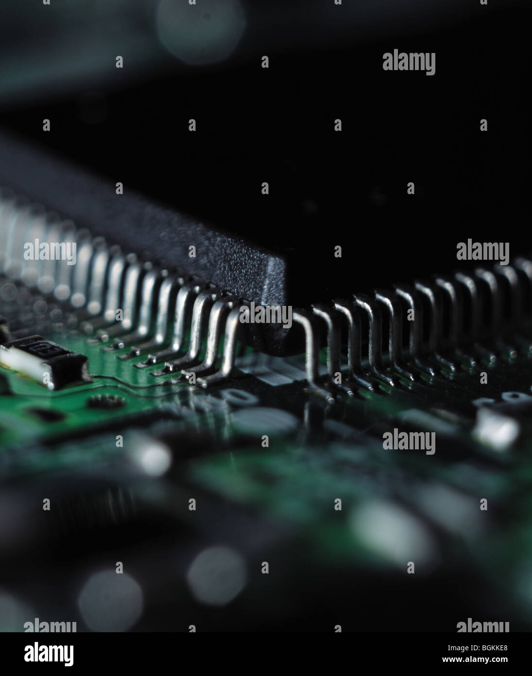 Computer parts close up Stock Photo - Alamy