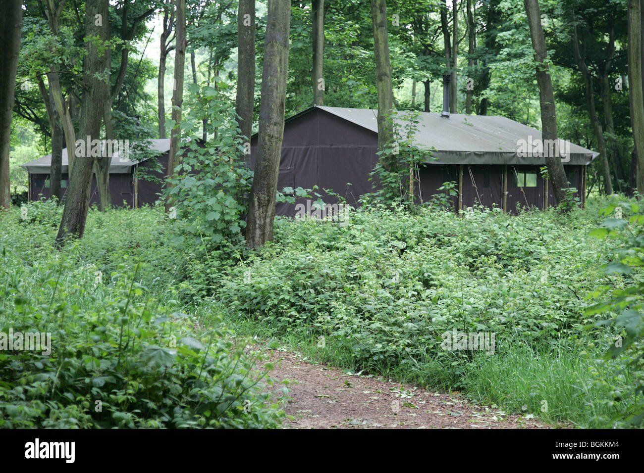 A Feather Down Farm Tent Near Stamford,Lincolnshire Stock Photo - Alamy