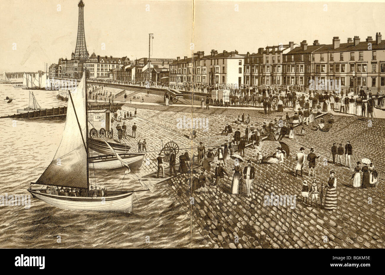 Blackpool beach history hi-res stock photography and images - Alamy