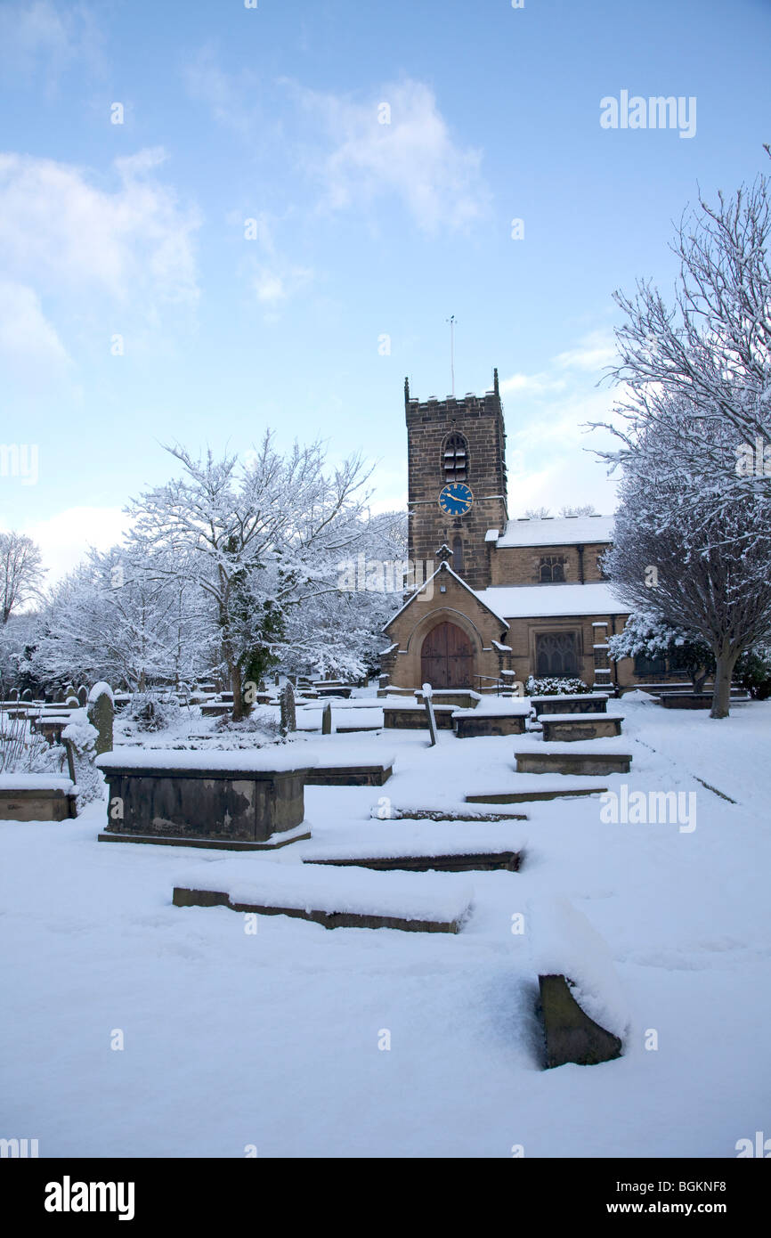 St john the baptist church kirkheaton hi-res stock photography and ...
