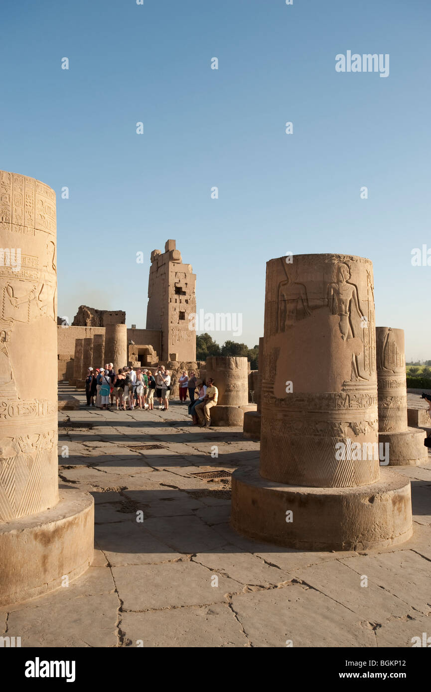 Temple of Kom Ombo in Kom Ombo, Egypt, Africa Stock Photo - Alamy
