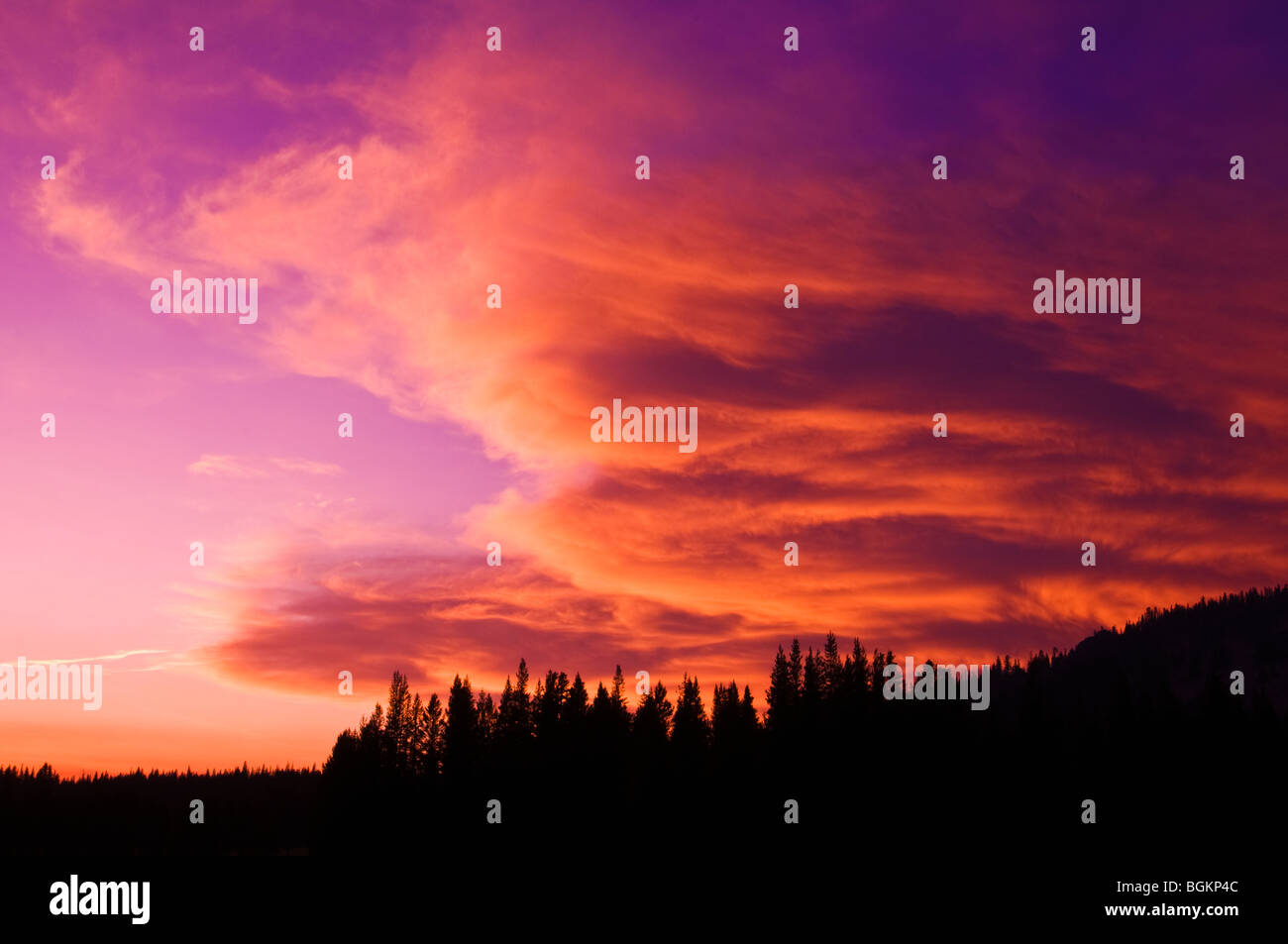Sunsets alpine nature landscape landscapes scenic scenics hi-res stock ...