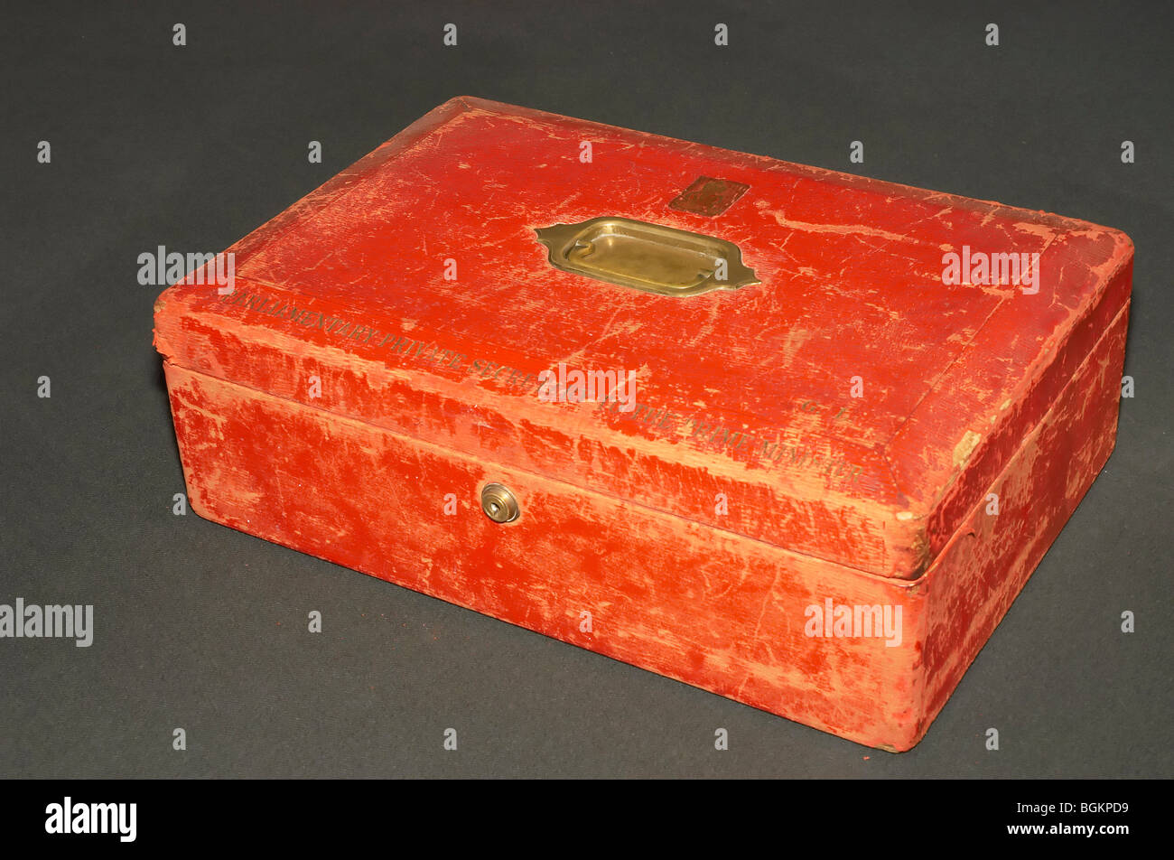 a red government box Stock Photo - Alamy