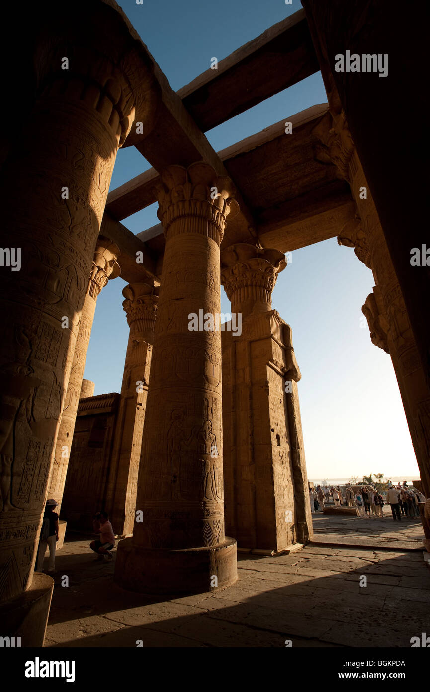 Temple of Kom Ombo in Kom Ombo, Egypt, Africa Stock Photo - Alamy