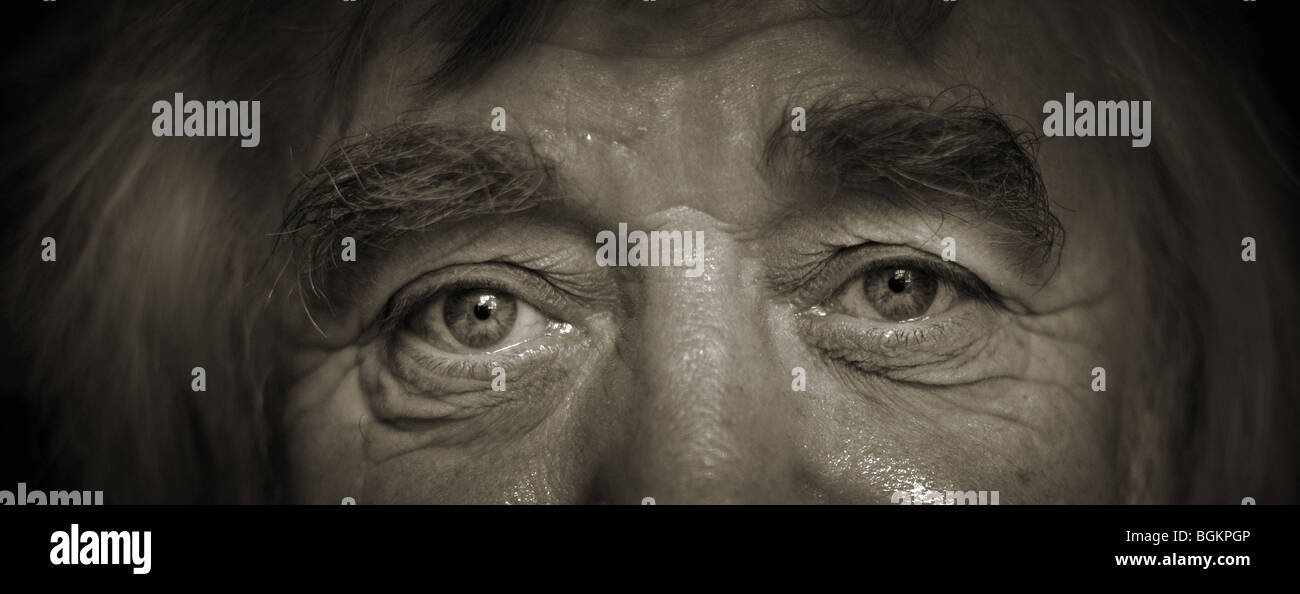 Wrinkled eyebrows hi-res stock photography and images - Alamy