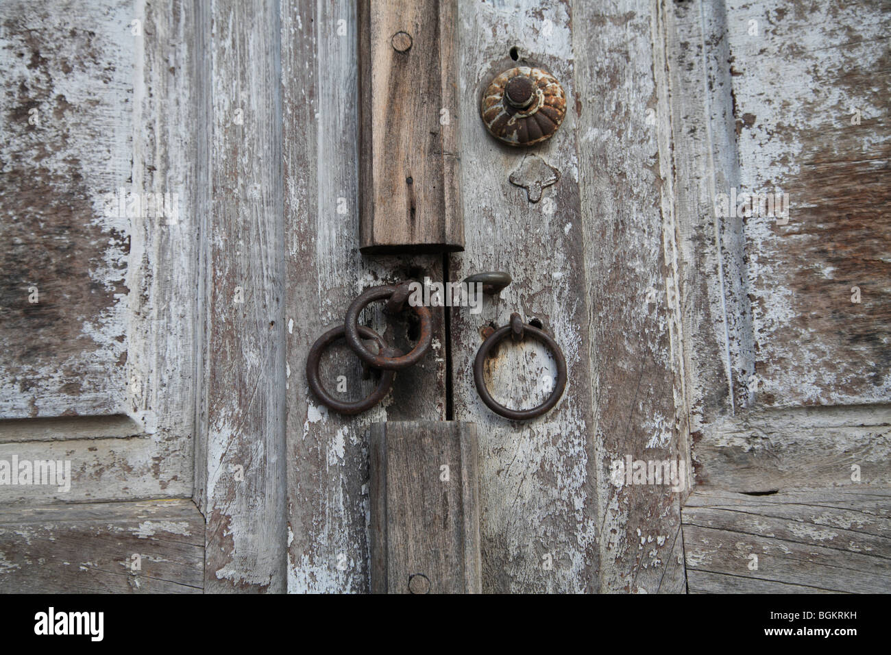 Door, Colonial Architecture, Antigua, Guatemala, Central America Stock ...