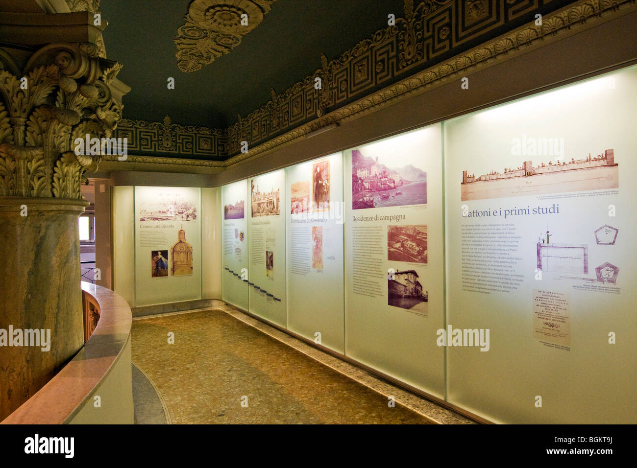 Volta temple, Como, Italy Stock Photo - Alamy