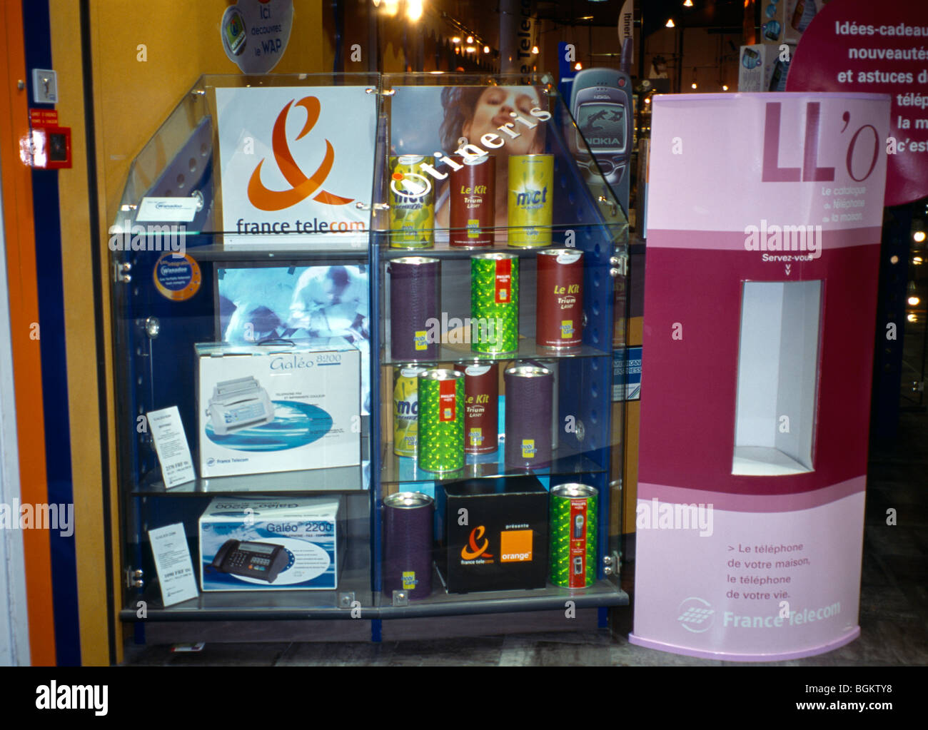 Calais France Cite Europe Hypermarket Electrical Goods Display Stock ...
