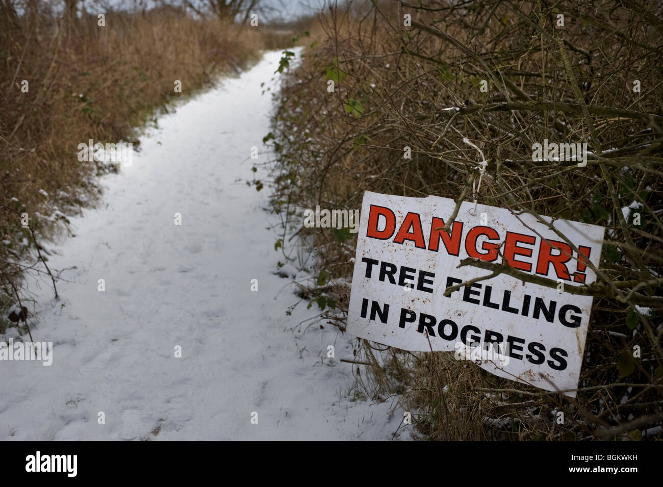 Ecology warning sign hi-res stock photography and images - Alamy