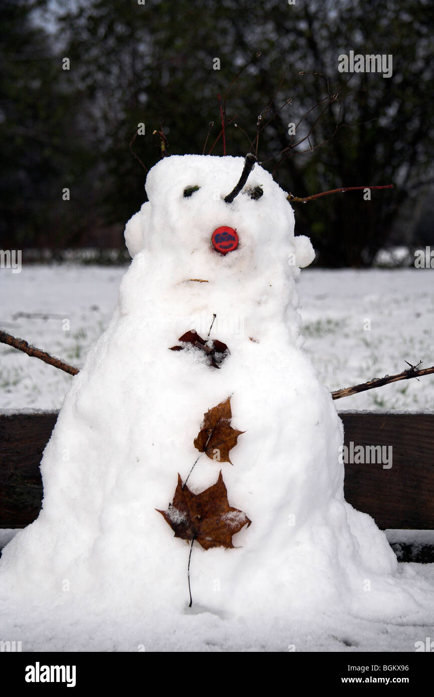 Snowman, Alexandra Park, Moss Side, Whalley Range, Manchester, UK Stock ...