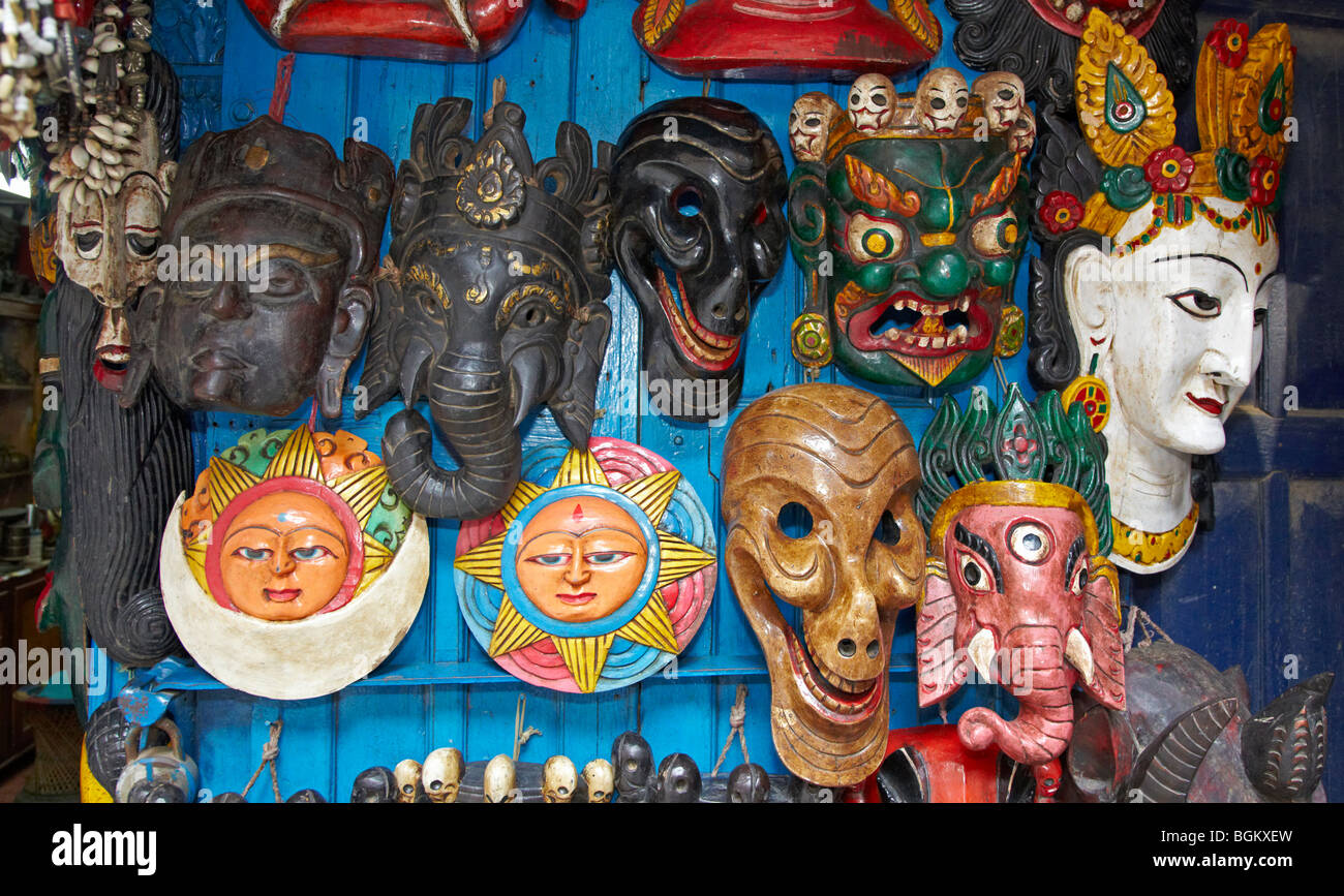 Nepali mask hi-res stock photography and images - Alamy
