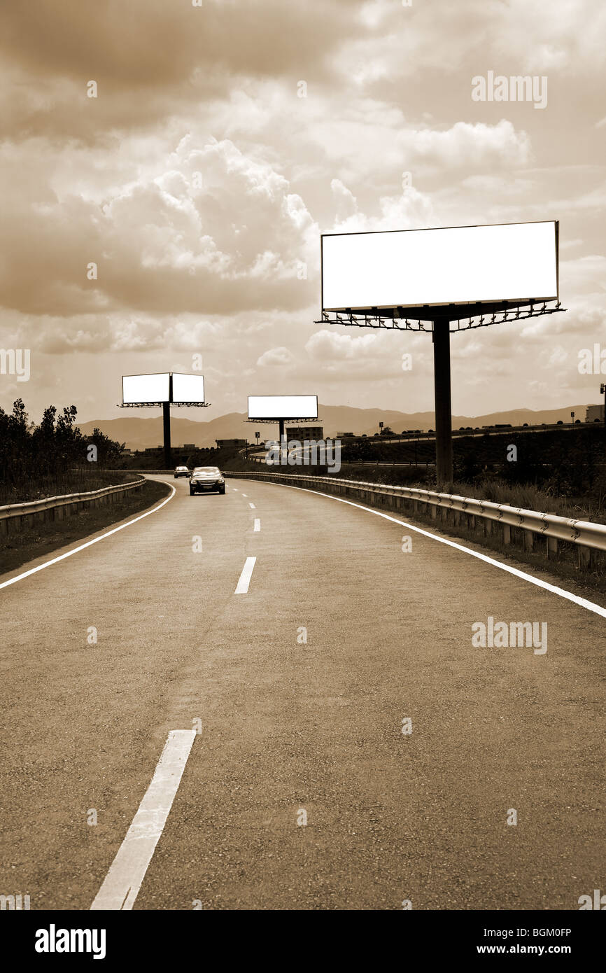 Freeway billboard hi-res stock photography and images - Alamy