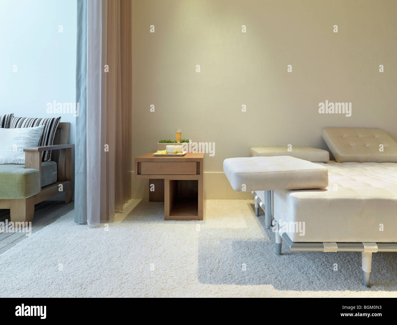 Contemporary minimalist living room hi-res stock photography and images ...