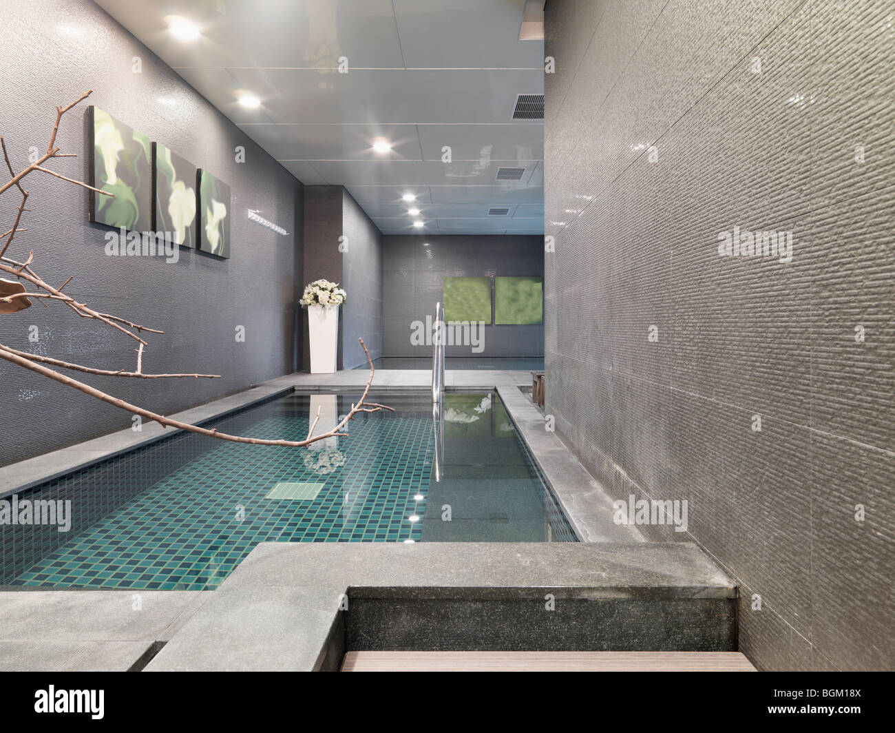 Indoor swimming pool horizontal hi-res stock photography and images - Alamy