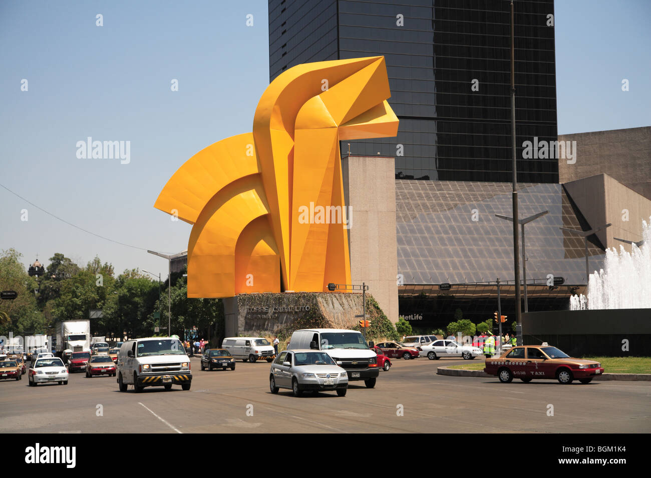 El Caballito, sculpture, Paseo de la Reforma, Mexico City, Mexico ...