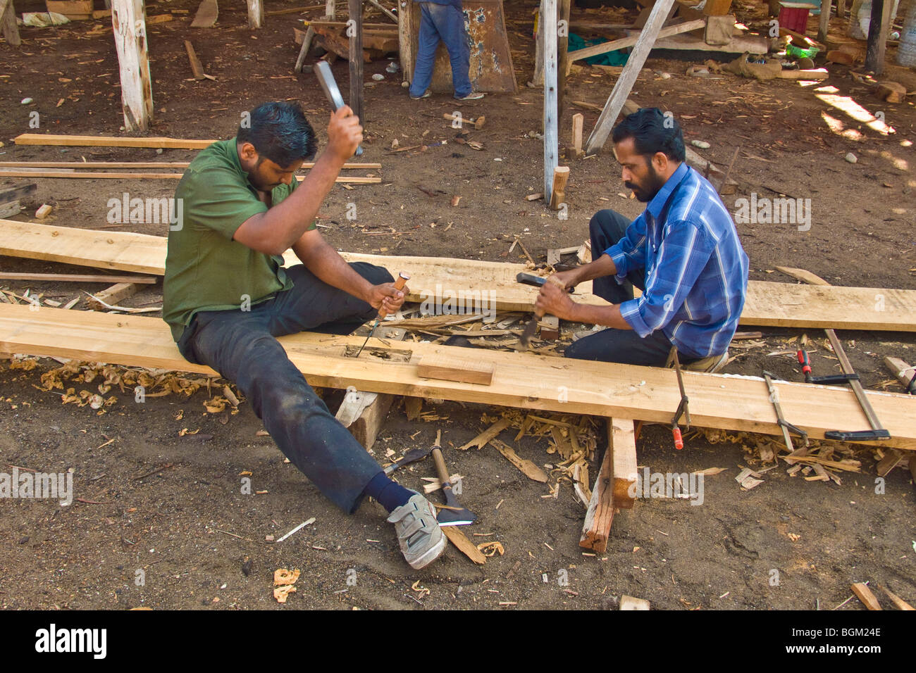 Dhow factory, Sur, Sultanate of Oman Stock Photo - Alamy