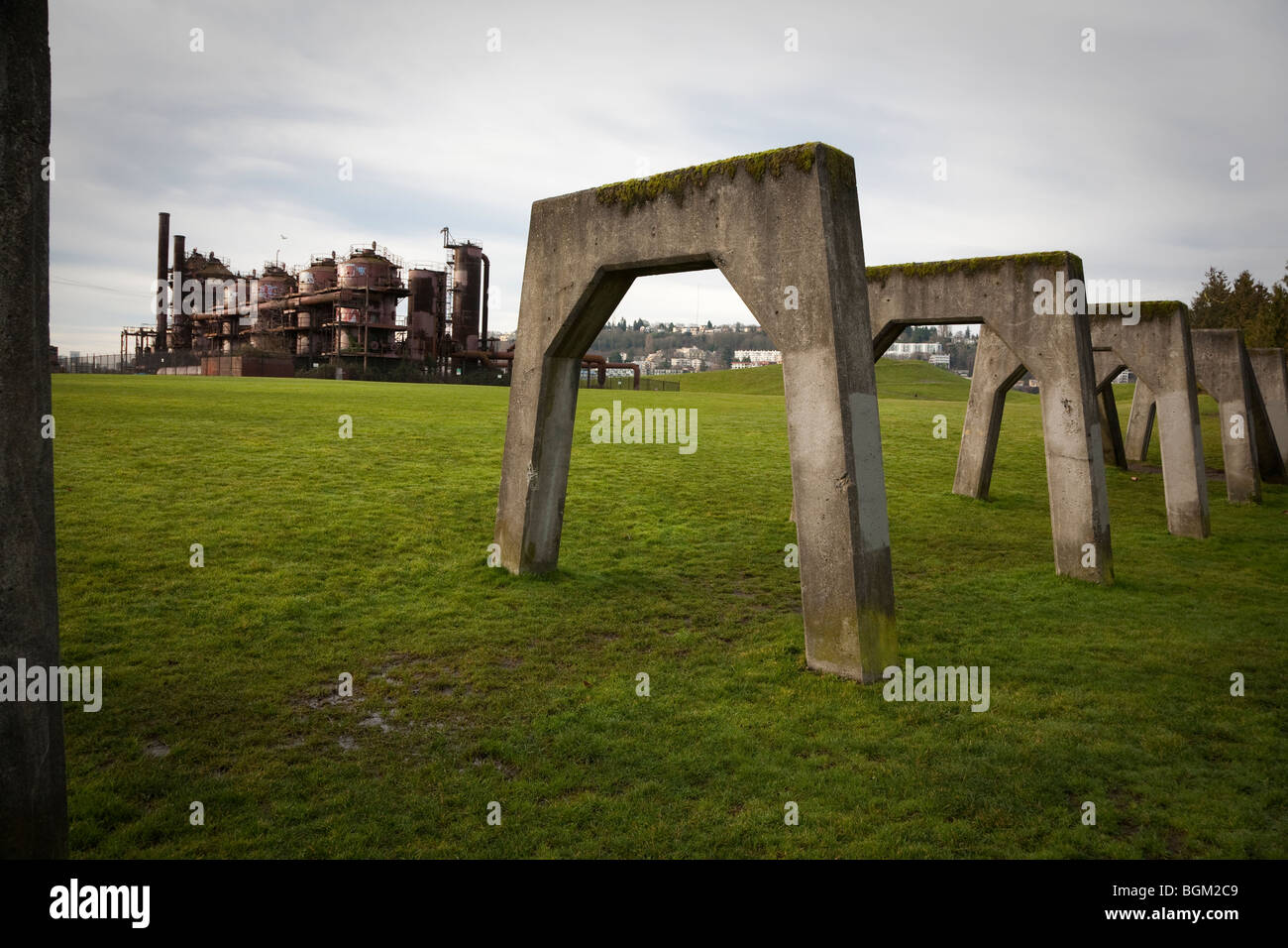 Gas Works Park - Seattle Washington. Early Morning Stock Photo - Alamy