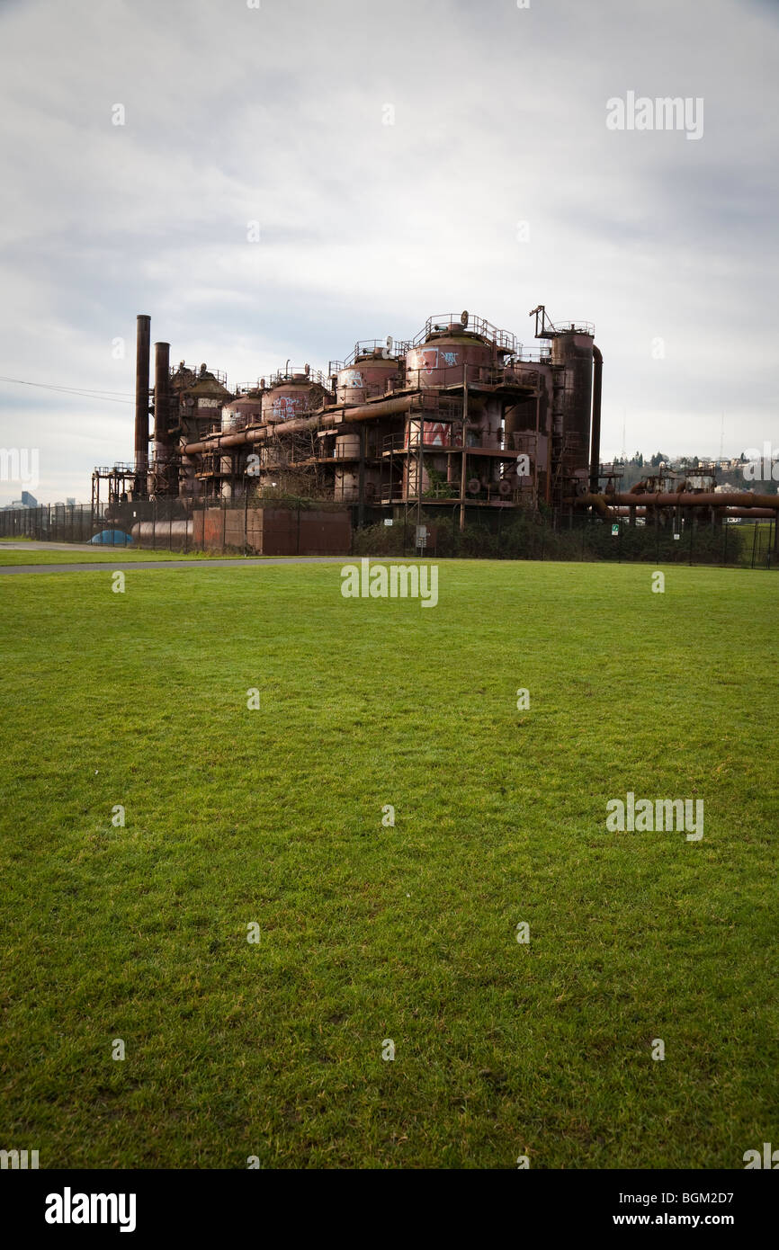 Gas Works Park - Seattle Washington. Early Morning Stock Photo - Alamy