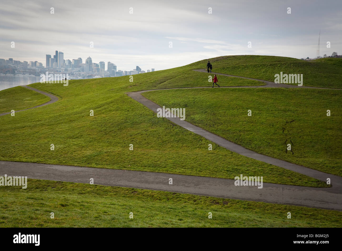 Great Mound or Sundial Hill at Gas Works Park - Seattle Washington ...
