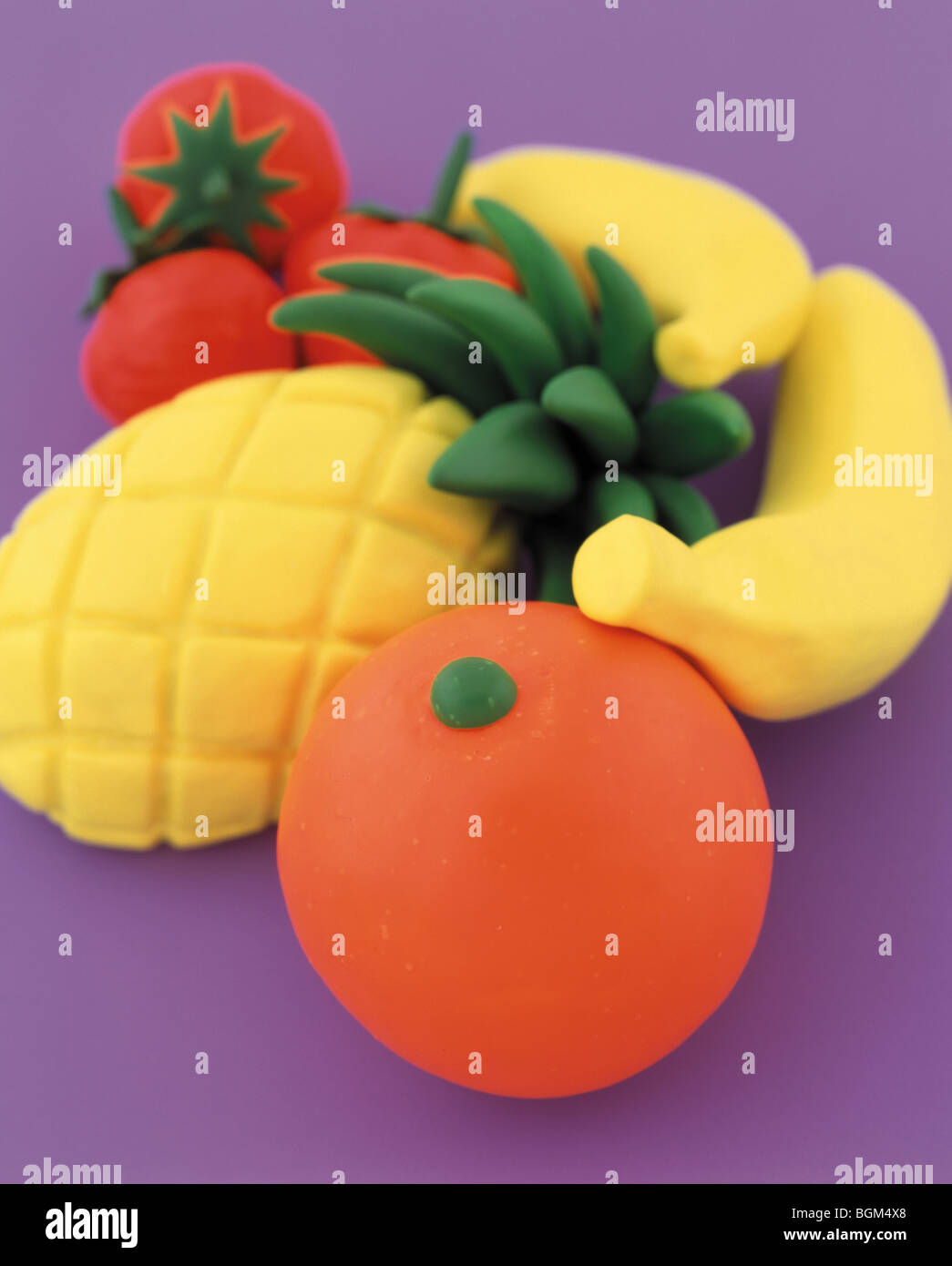 Plasticine fruit hi-res stock photography and images - Alamy