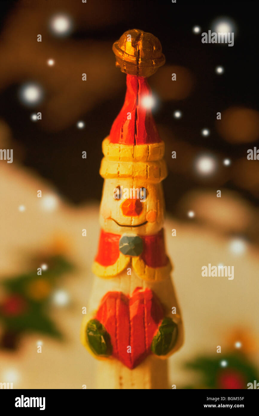 Snow falling snowman hi-res stock photography and images - Alamy