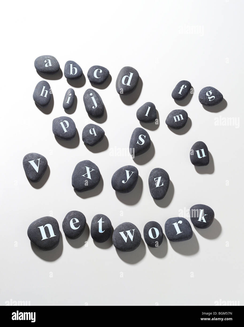 Pebbles Letters High Resolution Stock Photography and Images - Alamy
