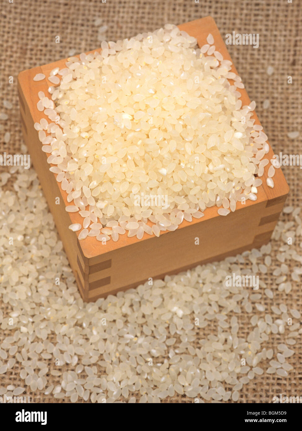 Rice in box hi-res stock photography and images - Alamy