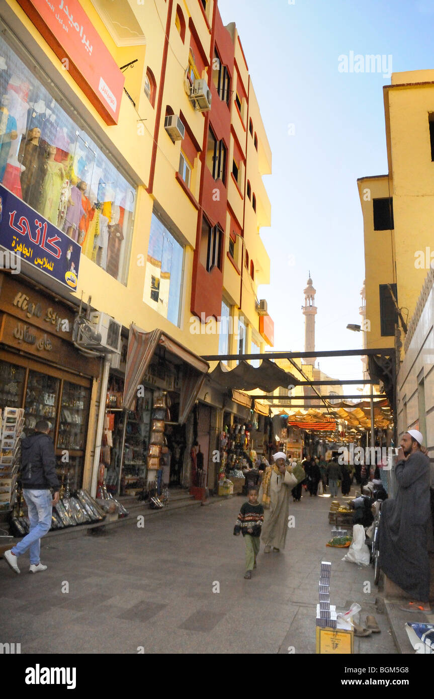 Street in the Souk or Market of Aswan in Southern Egypt Stock Photo - Alamy